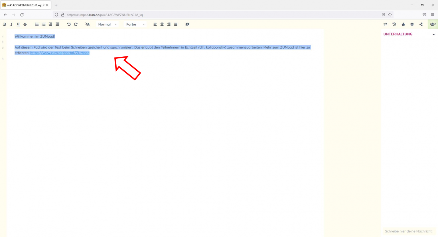 ZUMPad - Online-Tools - Bildungsverbund Köllnische Heide und Gropiusstadt